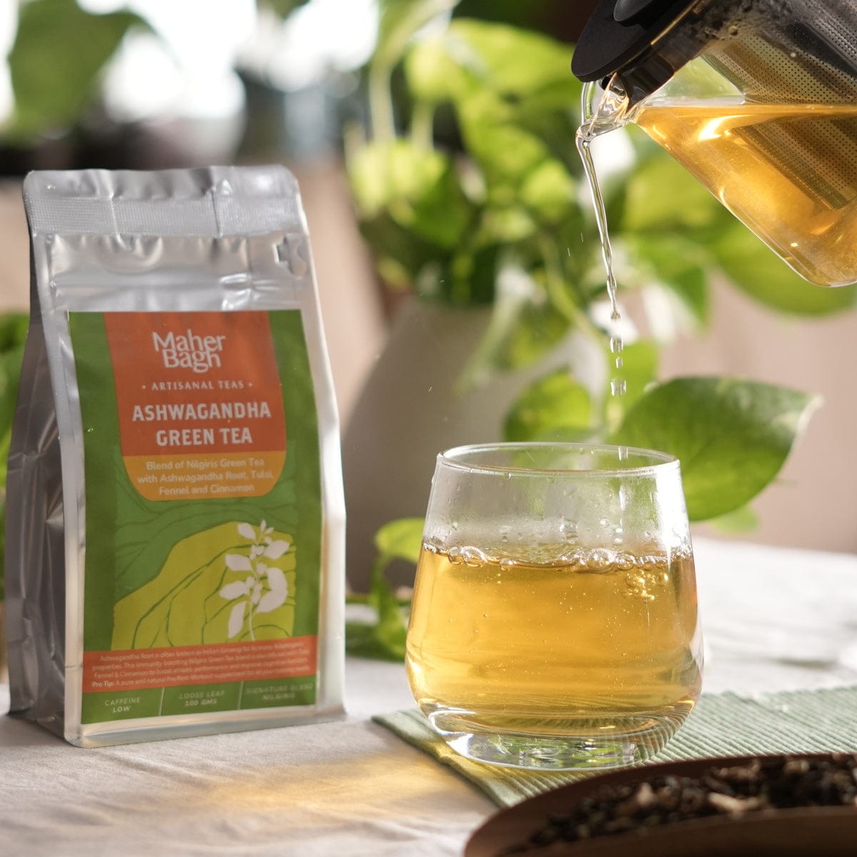 Ashwagandha Green Tea – www.maherbagh.com