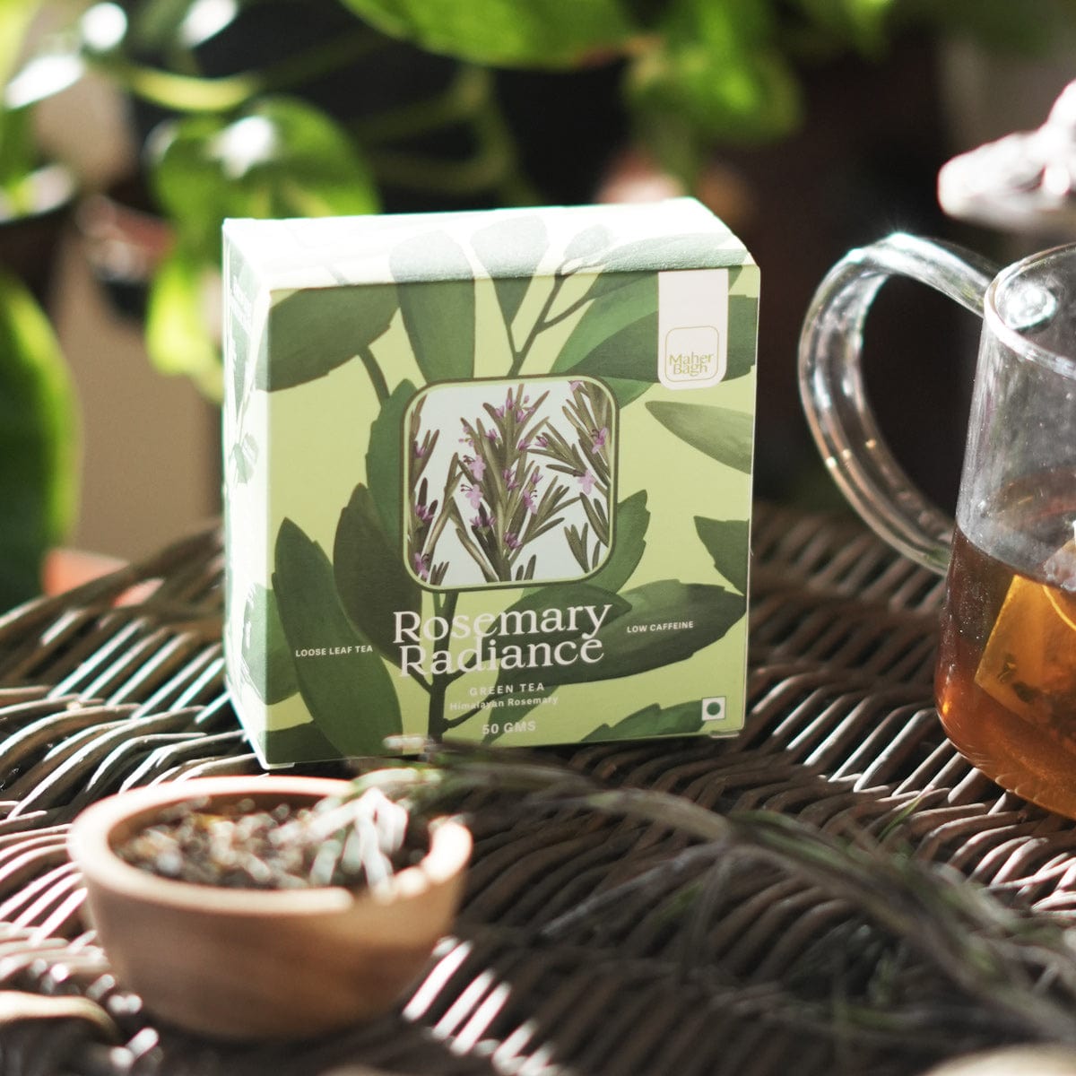 Rosemary Radiance Green Tea – www.maherbagh.com
