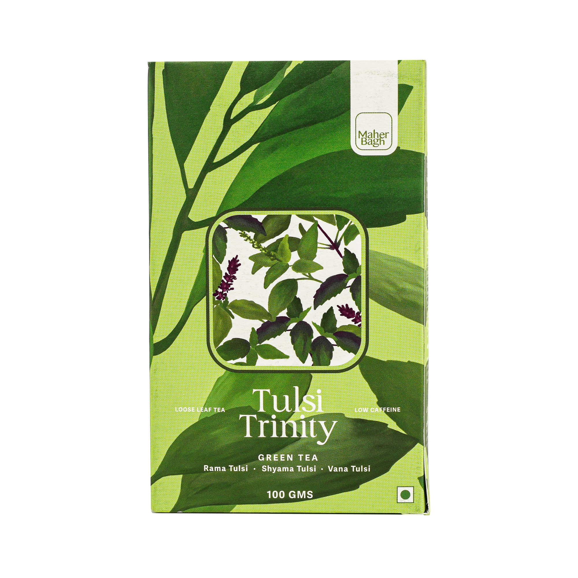 Tulsi Trinity Green Tea – www.maherbagh.com